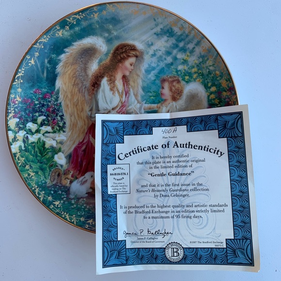 The Bradford Exchange | Other | Bradford Exchange Gentle Guidance Plate ...